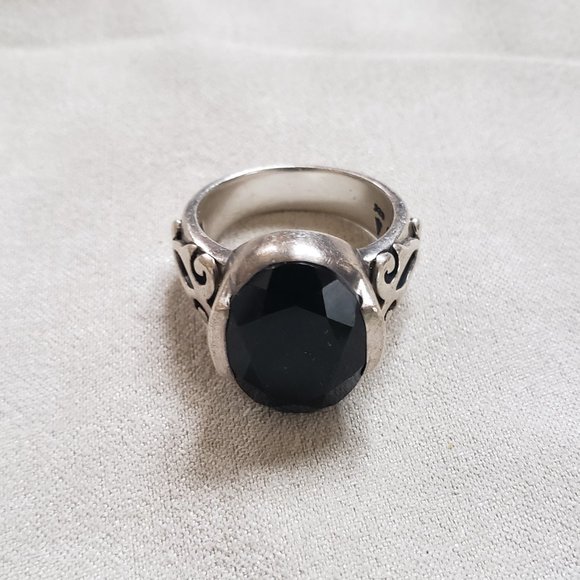 Silpada | Jewelry | Silpada Black Chalcedony Onyx Ring | Poshmark
